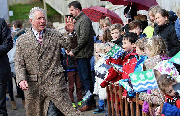 visit by Prince Charles to the Rheged Centre outside Penrith 2 ...