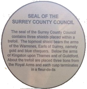 Surrey CC Seal explanation | British County Flags