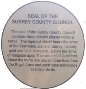 Surrey CC Seal explanation | British County Flags