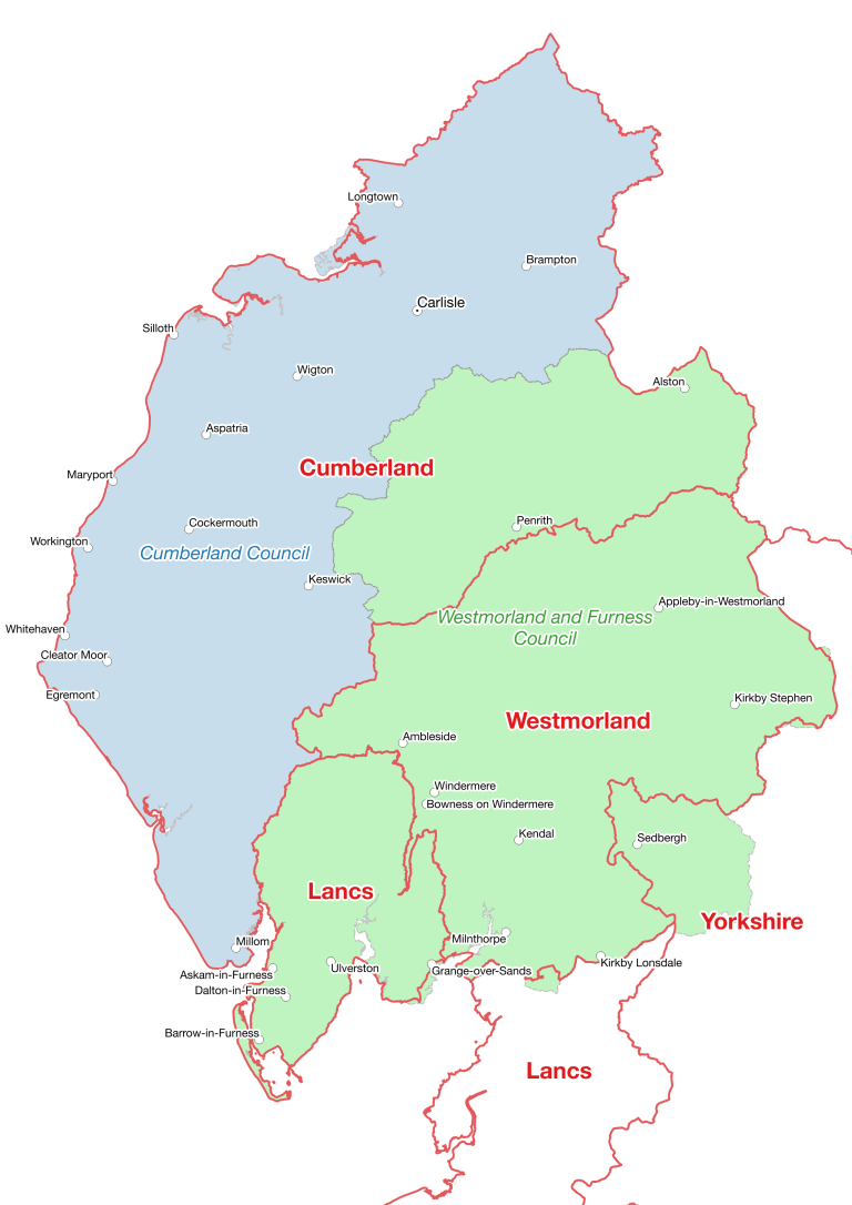 Counties and local government areas – a cartographic comparison ...