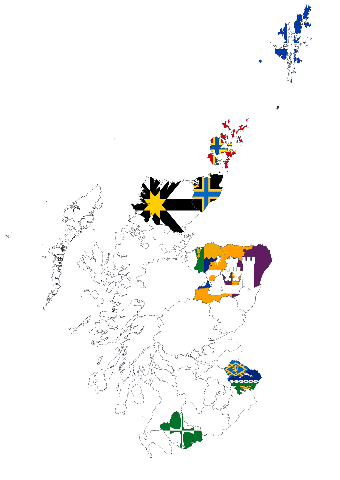 Scottish County Flags | British County Flags
