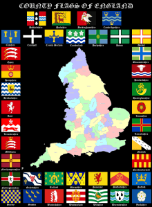 Various County Flag Charts | British County Flags